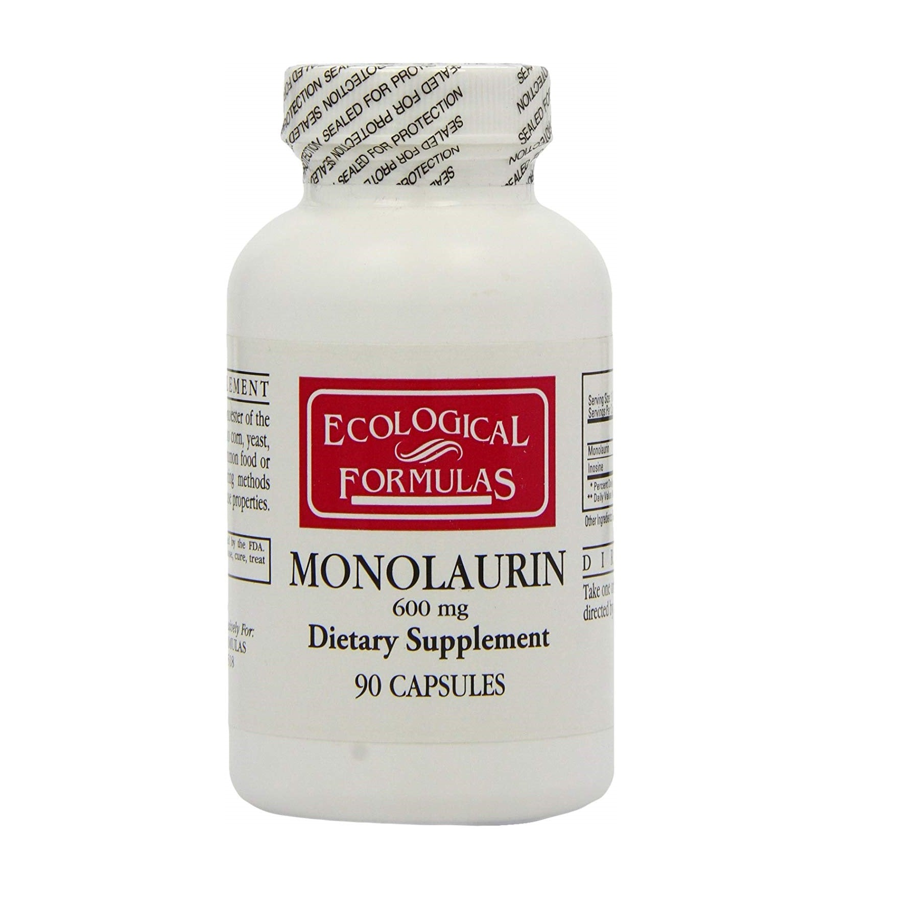 Ecological Formulas Monolaurin, 90 Capsules – Nature's Balance