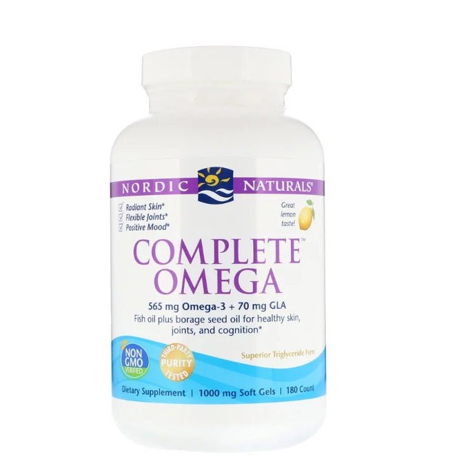 Complete Omega (Lemon) 180 Soft Gels - Nordic Naturals – Nature's Balance