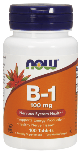 Now Foods B-1 100mg, 100 Tablets – Nature's Balance