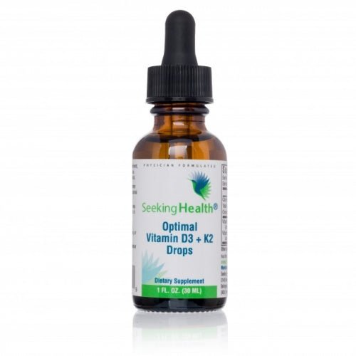 Optimal Vitamin D3 + K2 Drops (30ml) - Seeking Health – Nature's Balance