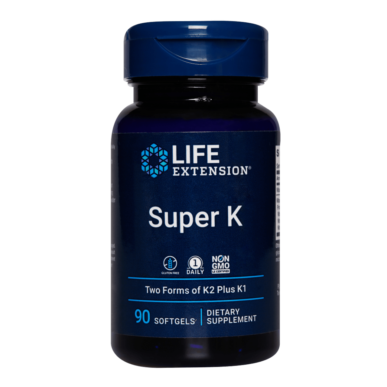 Super K (vitamin K2) with Advanced K2 Complex - 90 Softgels - Life Ext ...