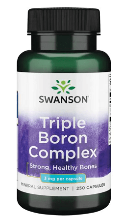 Swanson Triple Boron Complex 3mg 250 Capsules – Nature's Balance