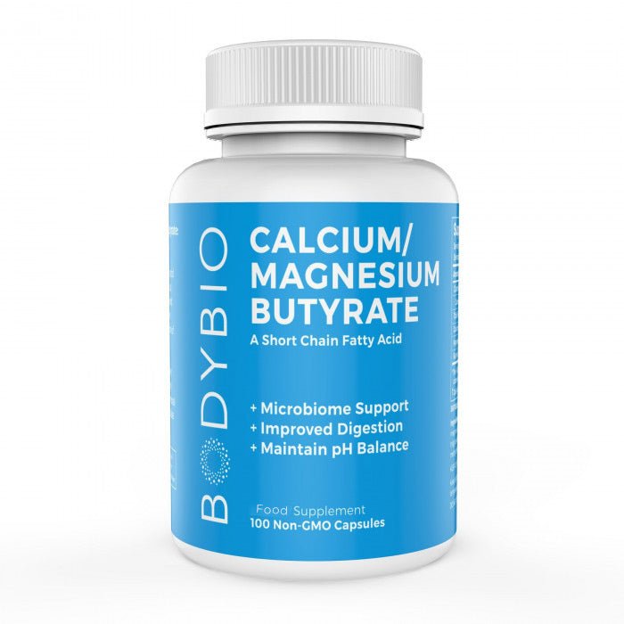Bodybio Calcium/Magnesium Butyrate 100's – Nature's Balance