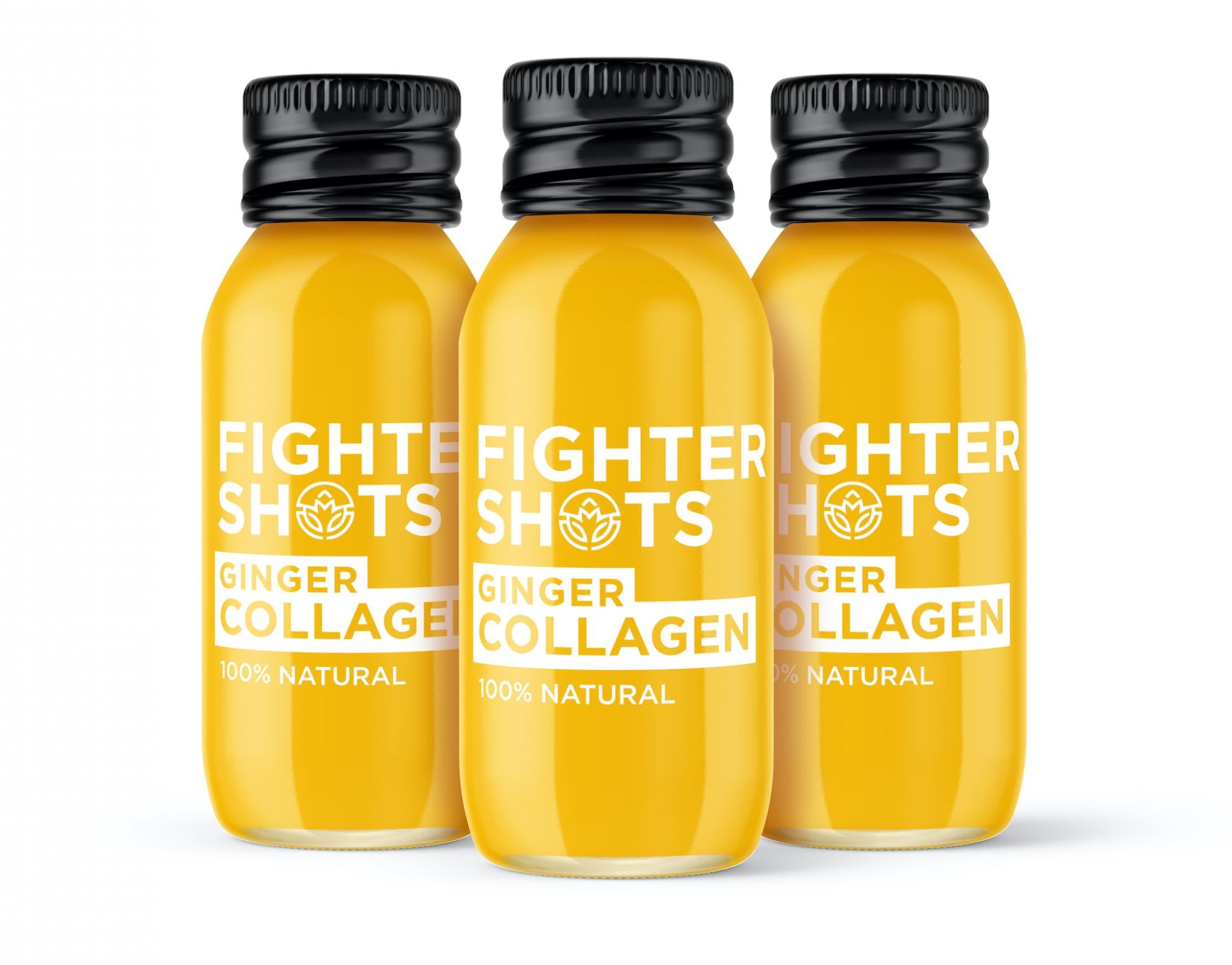 Fighter Shots Ginger Collagen 12x60ml CASE – Nature's Balance
