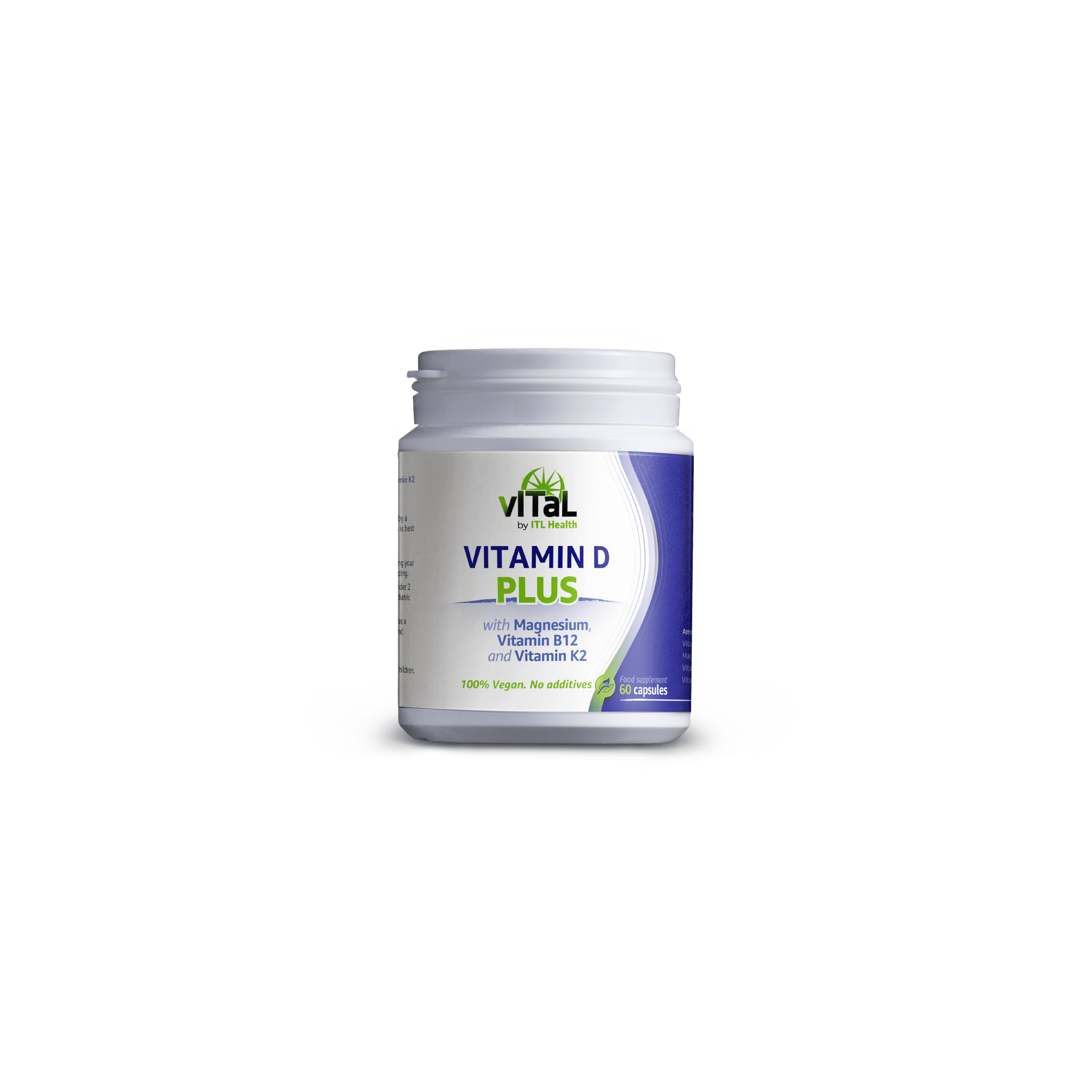 MAG365 VITAL Vitamin D Plus -with Magnesium, Vit B12, Vit K2 – Nature's ...
